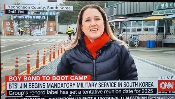 '이거 실화냐..' 방탄소년단(BTS) 진 입대에 CNN이 한 놀라운 행동